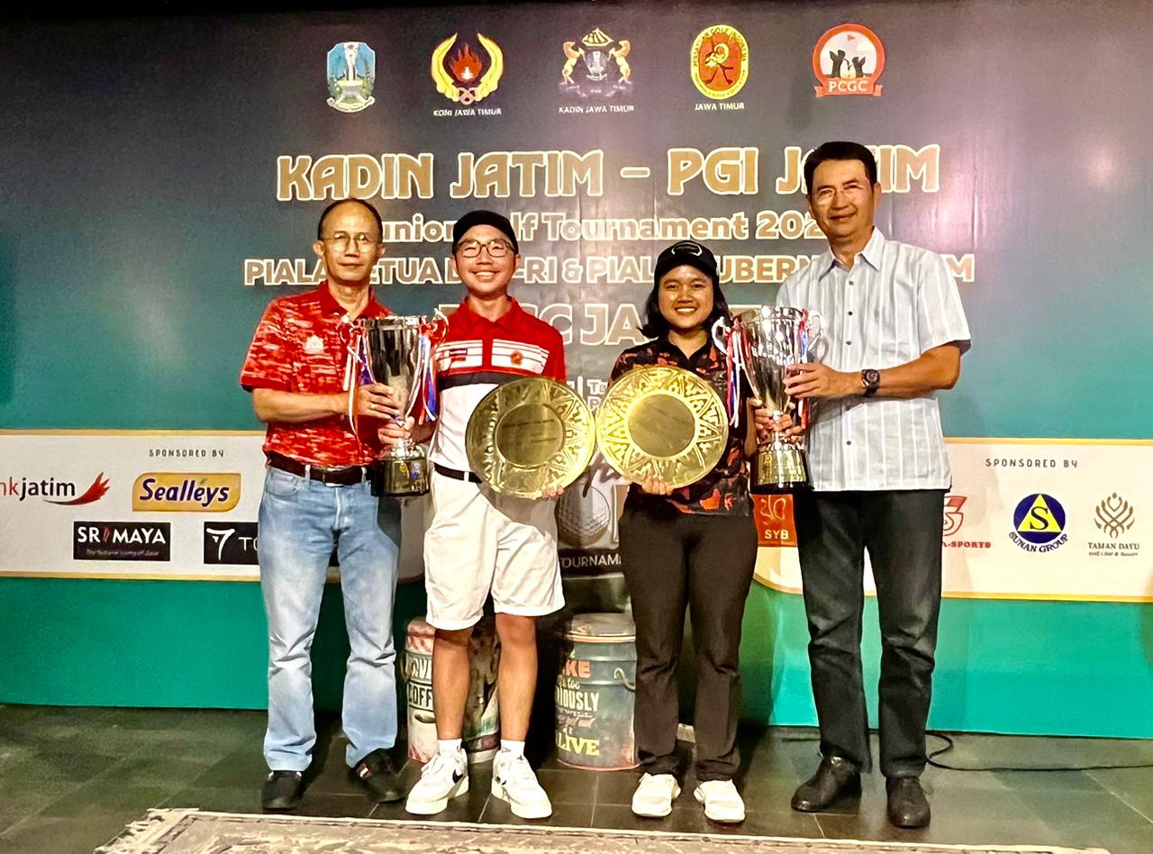 Jordan Marcello dan Milani Adisty Juarai Jatim Golf Open Tournament ...